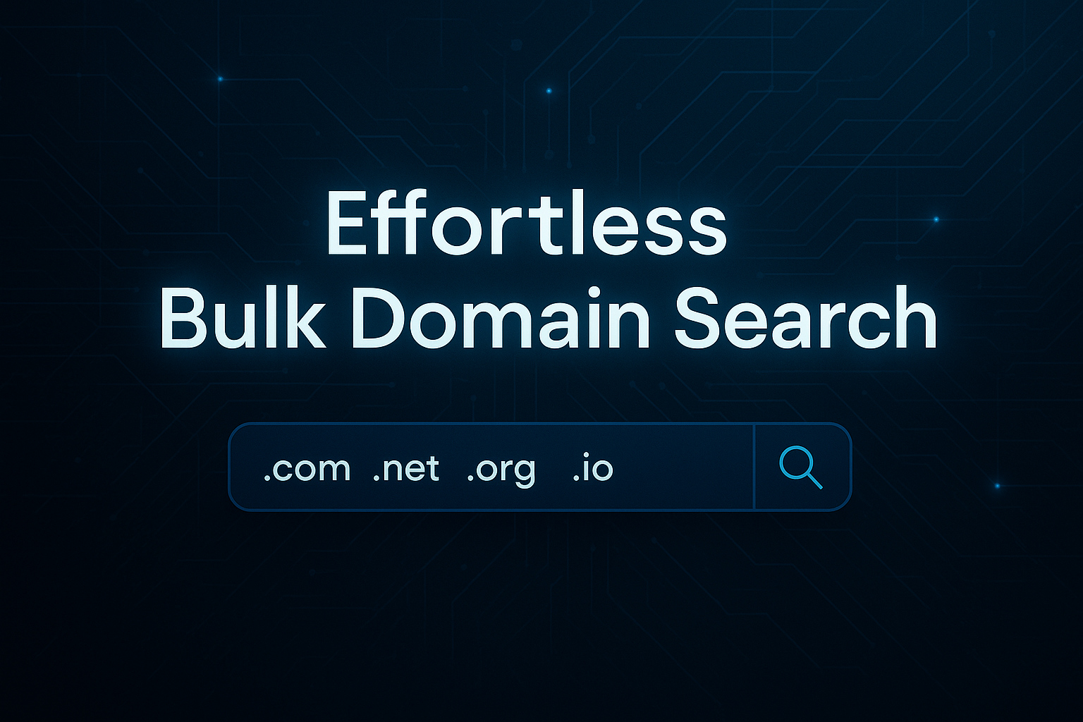 Bulk Domain Search – Check & Register Multiple Domains Fast